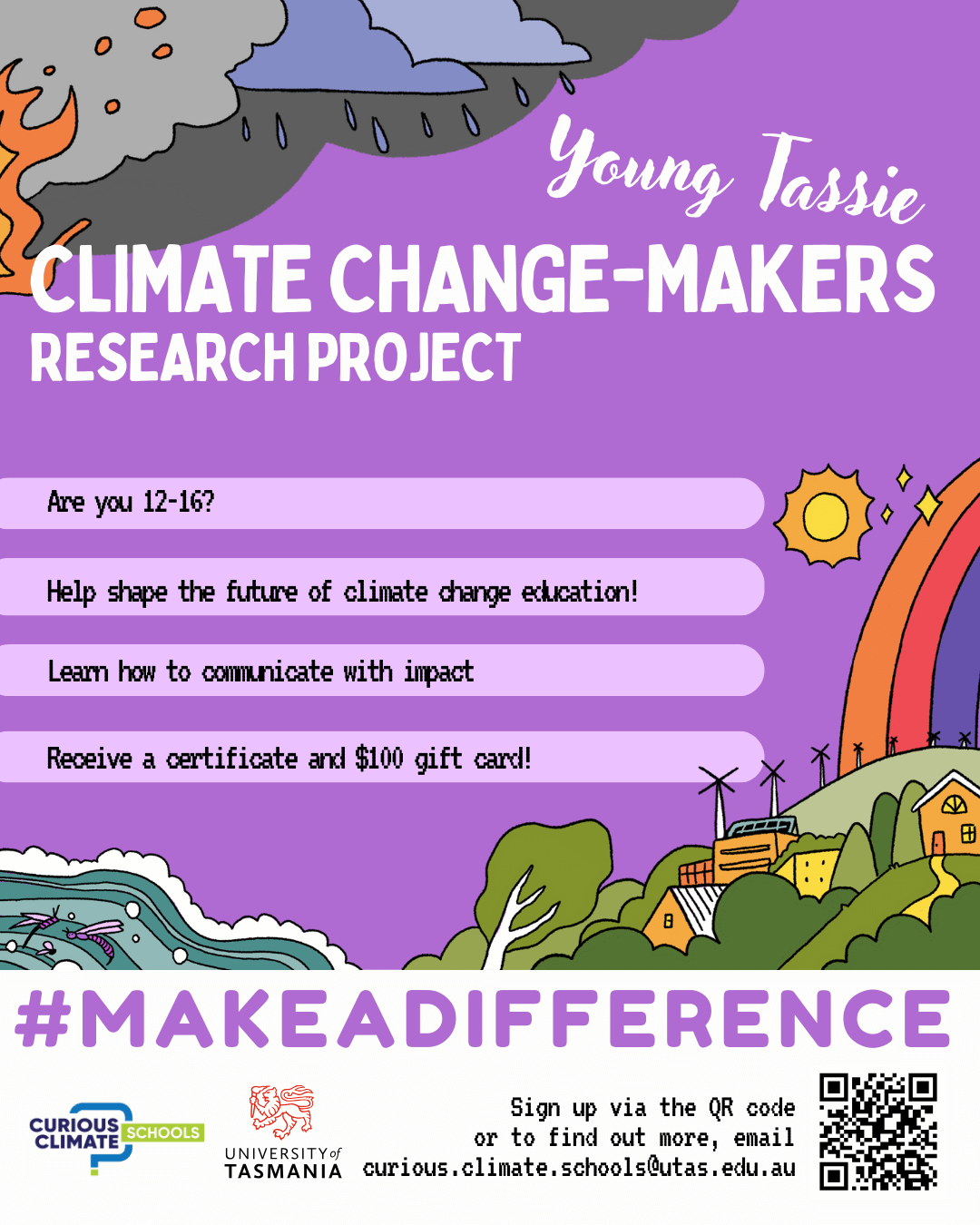 Young Tassie Climate Change-makers Research Project Young Tassie Climate Change-Makers Research ...